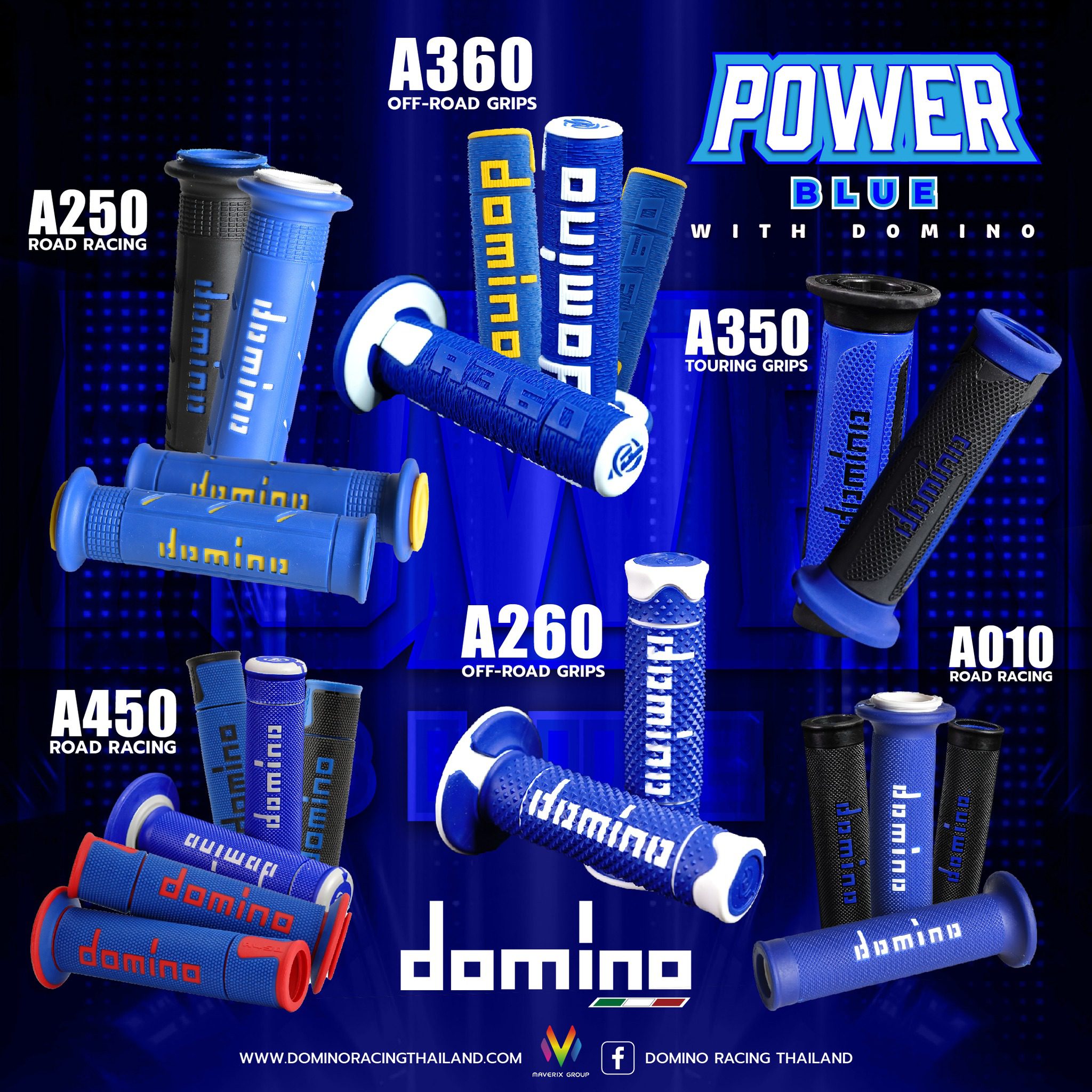 รีวิว ปลอกแฮนด์มอเตอร์ไซค์ Domino Racing รุ่นไหนดี ปี 2024 - Domino ...